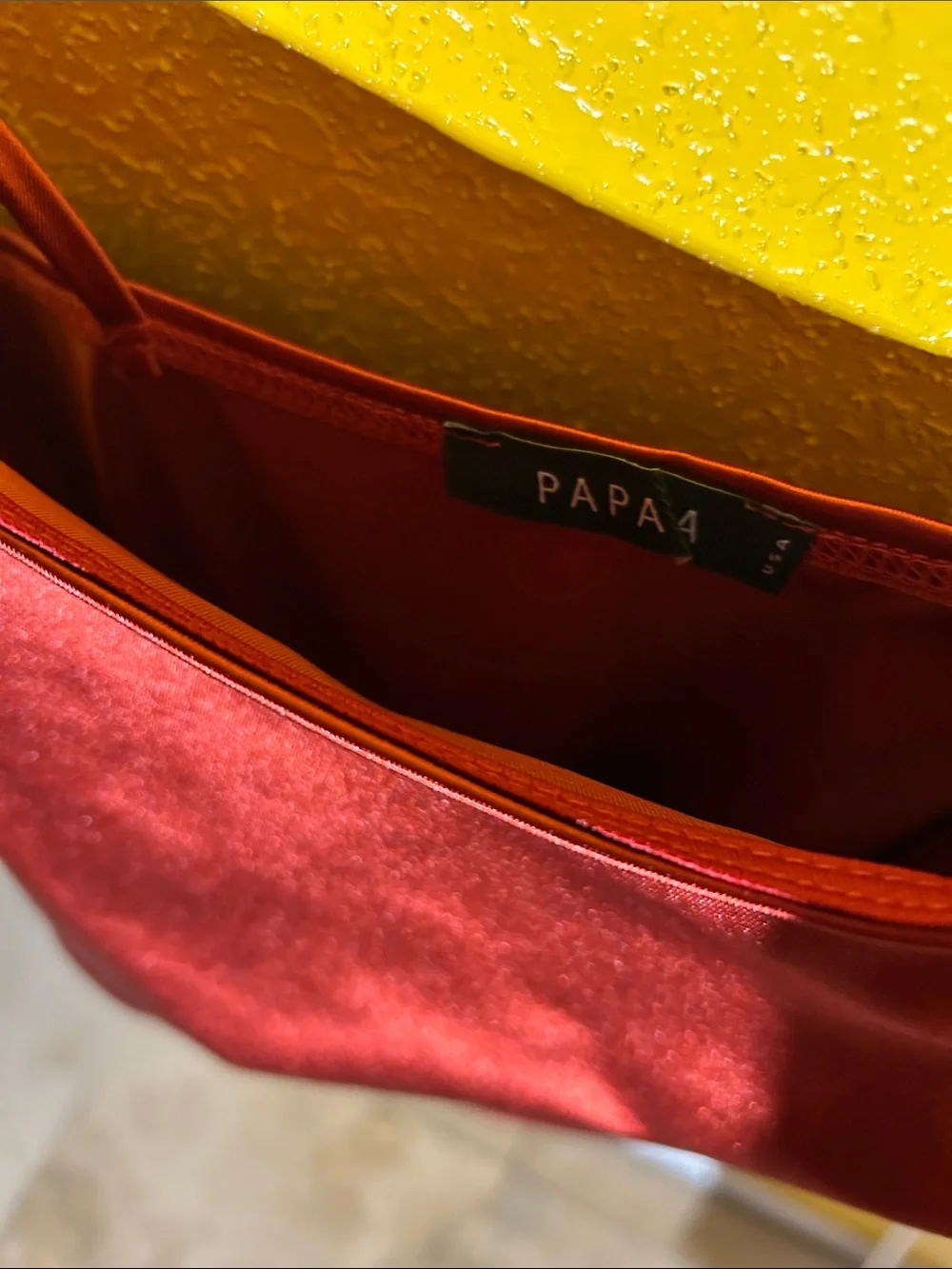 Papaya | Dresses | Papaya Rust Red Satin Spaghetti Strap Dress | Poshmark